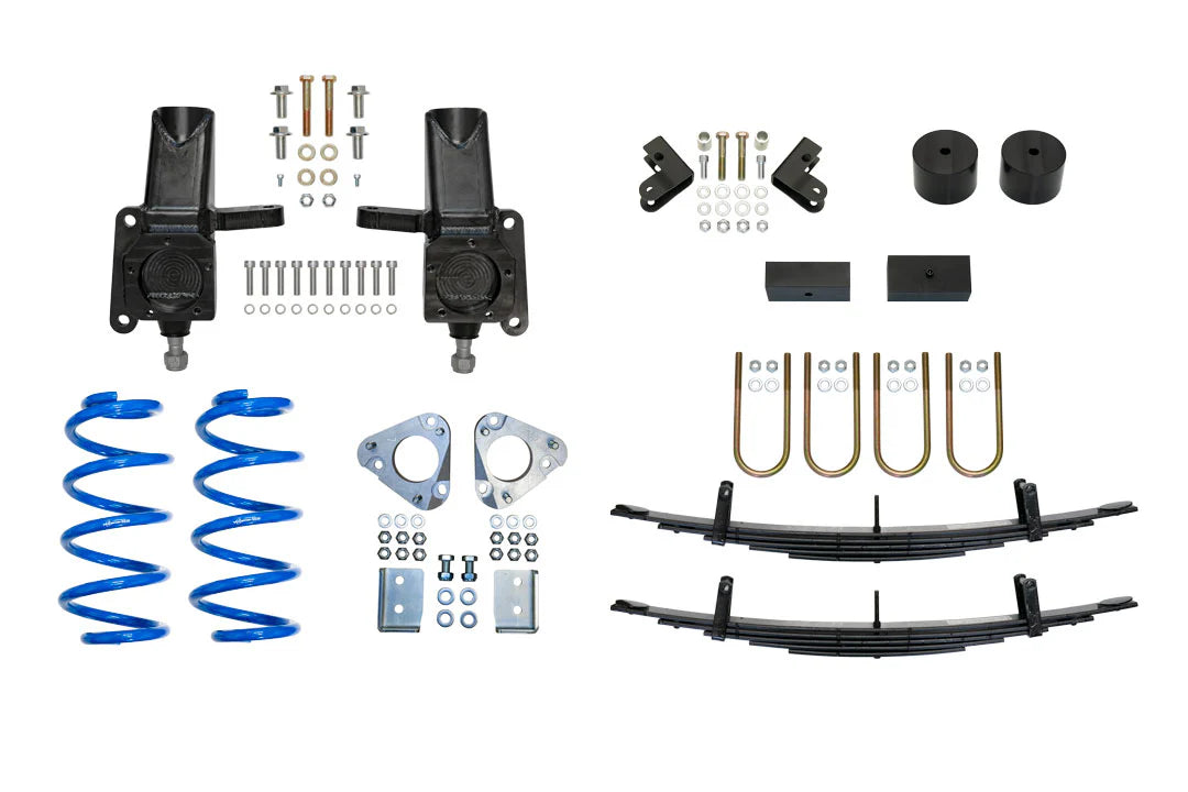 Van Compass 2015+ Ford Transit RWD 4" Complete Lift Kit (Single Rear W ...