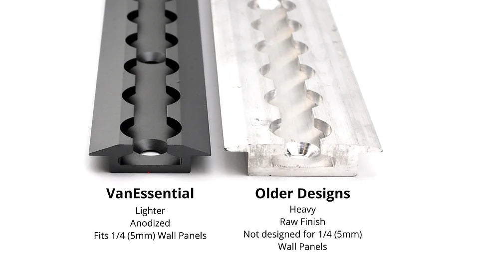 VanEssential Aluminum L-Track - Recessed Deep 1/2" – Campervan HQ