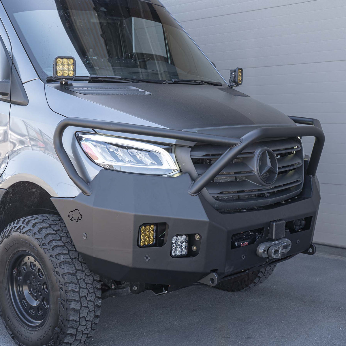 Mercedes Sprinter (2019-2024) Full Guard Front Bumper | Roambuilt Van ...