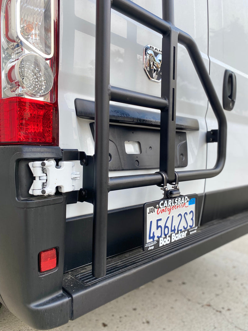 Aluminess 2014+ Ram ProMaster Rear Door Ladder – Campervan HQ