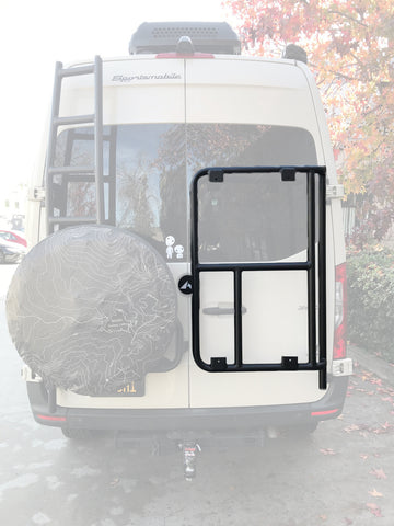 Aluminess Mercedes Sprinter Rear Door Tire/Box Carrier (2019 ...