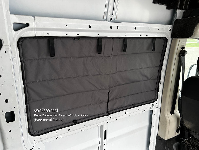 VanEssential Ram ProMaster Crew Window Cover for Bare Metal Frame ...