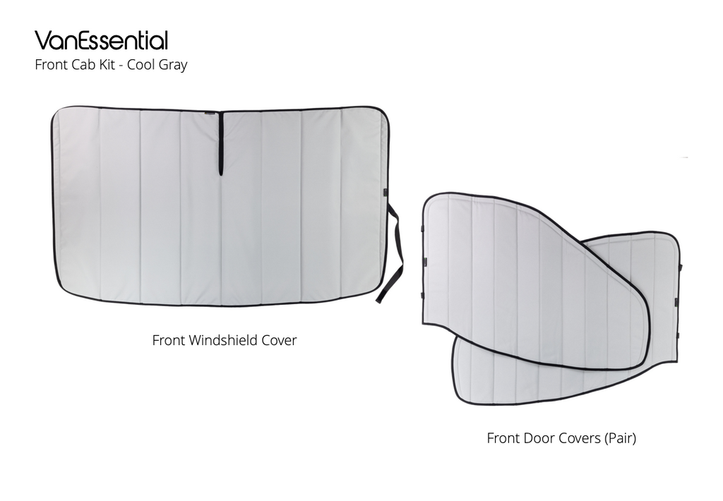 VanEssential Ford Transit Front Window Covers Kit – Campervan HQ