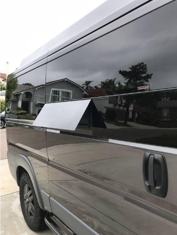 CRL Ram ProMaster Passenger Side Sliding Door T-Vent Window (FW395R ...