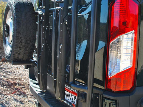 Aluminess Ford Transit Rear Door Bike Rack – Campervan HQ