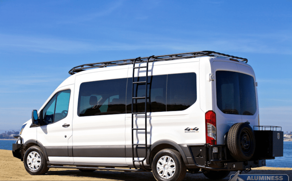 Aluminess Ford Transit Side Ladder – Campervan HQ