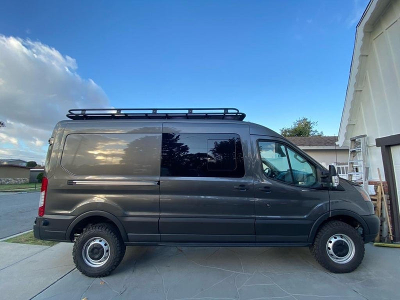 AM Auto Ford Transit 2015+ Passenger Side Sliding Door-Half Slider Scr ...