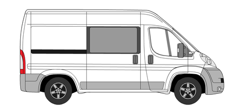 CRL Ram ProMaster Passenger Side Sliding Door T-Vent Window (FW395R ...