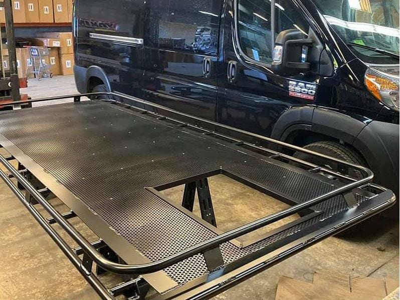 Aluminess Ram Promaster 159"WB Extended Roof Rack – Campervan HQ
