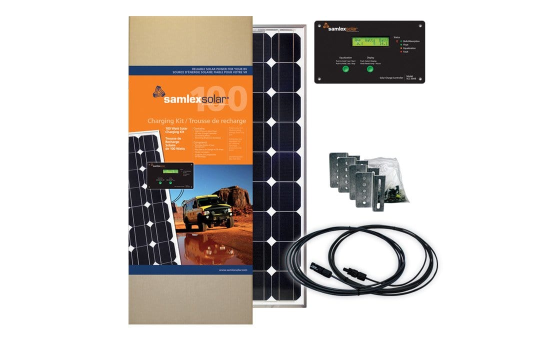RV Solar Kit: Samlex 100W Solar Charging Kit – Campervan HQ