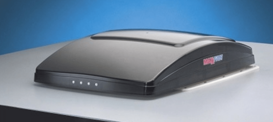 MaxxAir MaxxFan Deluxe RV Roof Vent Model 6401K (Smoke) – Campervan HQ