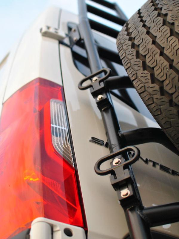 Aluminess Mercedes Sprinter Rear Door Ladder (2019+, 144/170 High-Roof ...