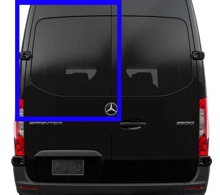 AM Auto Mercedes Sprinter Driver Side Rear Door Window 2019+ (MS18-LB ...