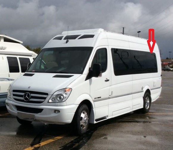 AM Auto Mercedes Sprinter (2007+) 170"WB Driver Side Rear Quarter Top ...