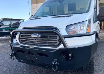 Aluminess Ford Transit Front Winch Bumper (2015-2019) – Campervan HQ
