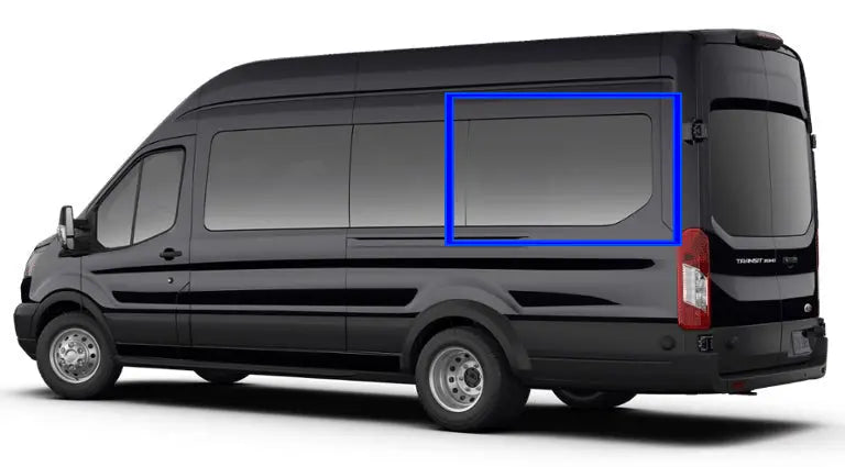 VWD Ford Transit Van Fixed Window Medium / High Roof 2015+ Driver Side ...