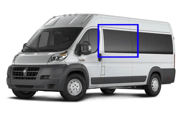 AM Auto Ram Promaster Driver Side Forward Screened Half-Slider Window ...