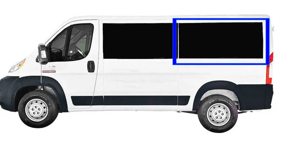 VWD Ram ProMaster Van Fixed Window 2014+ Driver Side Rear Quarter 136 ...