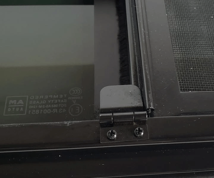 AM Auto Universal-Fit Driver Side Half-Slider Screened Window 8"H x 23 ...