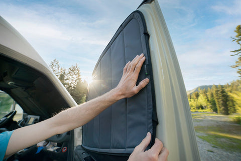 VanEssential Ford Transit Front Door Window Covers (Pair) – Campervan HQ