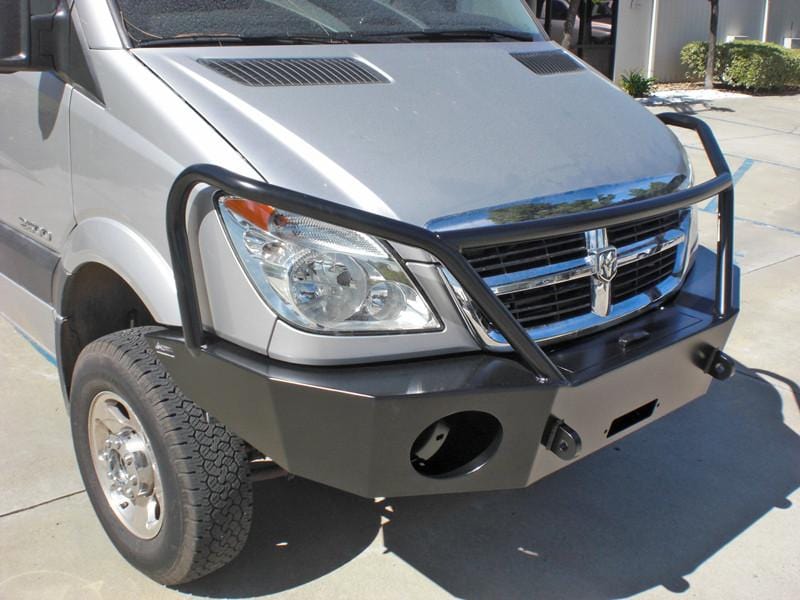 Aluminess Mercedes Sprinter (2007-2013) Front Winch Bumper With Brush ...