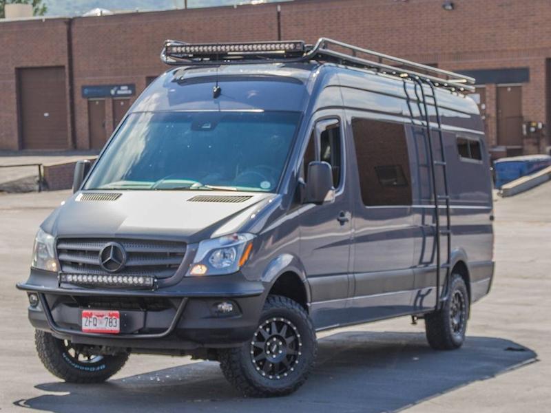 Aluminess Mercedes Sprinter 170"WB Roof Rack (2007+, Extended Body ...